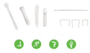 OSSIO® Products: Metal-Free Bone Fixation Solutions