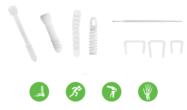 OSSIO® Products: Metal-Free Bone Fixation Solutions